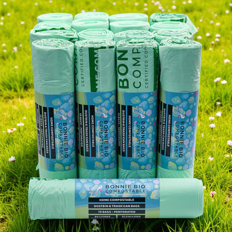 80L Compostable Garbage Bags – Bonnie Bio